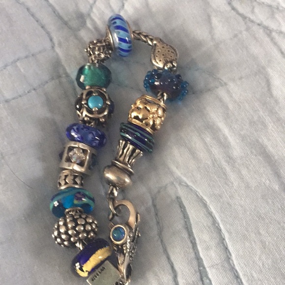 Trollbeads | Jewelry | Troll Bracelet Sterling Murano Glass And 4k ...